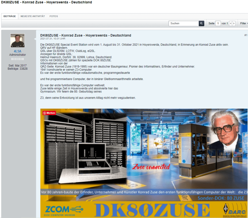 Zuse Camp – Zuse-Computer-Museum Hoyerswerda